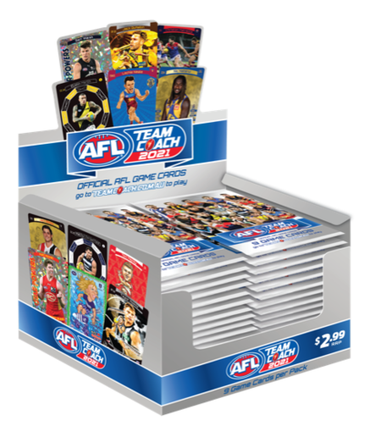 2021 AFL Teamcoach Sealed Box with 36 packs and Album