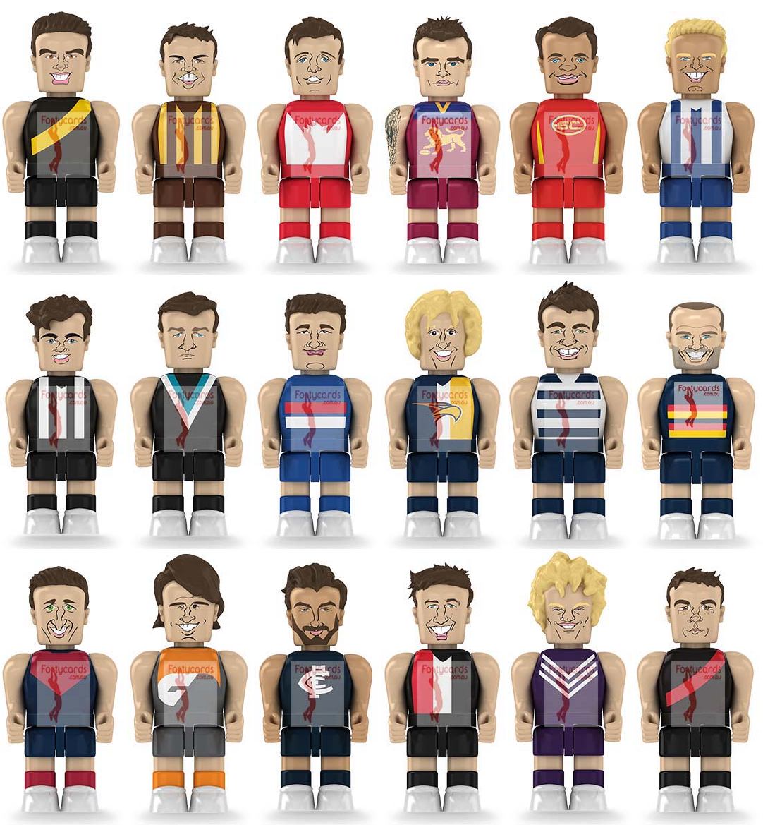 2016-2011 :: 2015 :: 2015 AFL Micro-Figures Series 2 :: 2015 AFL Micro ...
