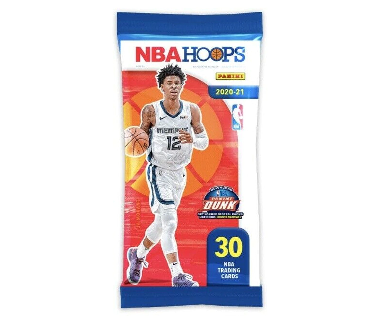 2020-21 NBA Panini Basketball HOOPS Fat Pack CELLO Retail Sealed Box